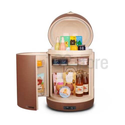 Line Friends Mini Refrigerator Cosmetic Storage Bluetooth Speaker 31L ...