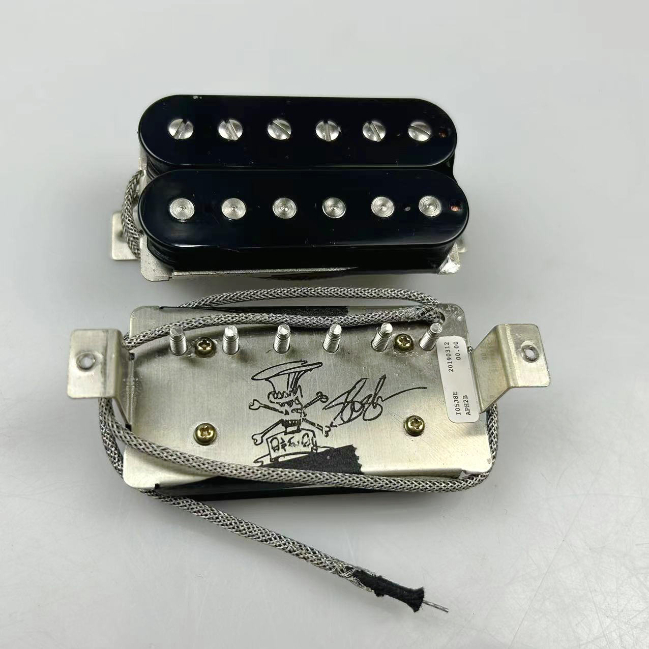 APH-2s Alnico II Pro Slash Set Humbucker Pickups - Zebra/Reverse Zebra ...