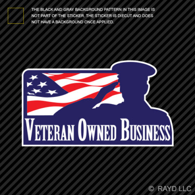 Veteran Owned Business Sticker support military troops vet veterans | eBay