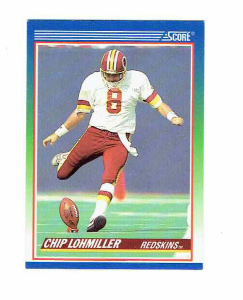 Chip Lohmiller Washington #6 Kicker #341 Score 1990 Football Card | eBay