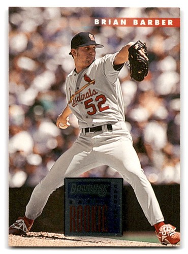 Brian Barber 1996 Donruss #547 St. Louis Cardinals BASEBALL | eBay