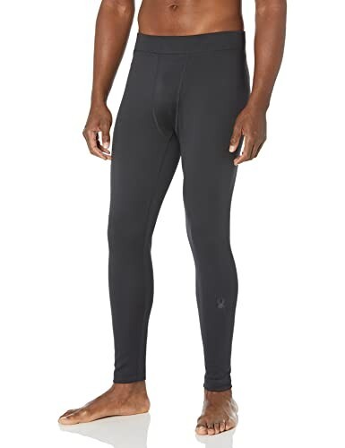 SPYDER Black MIDWEIGHT BASE LAYER Bottoms PANTS Leggings Mens Size XL 40-42 NEW | eBay