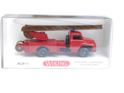 Ford FK 2500 Leiterwagen DL Feuerwehr Fire Engine, Wiking 0620 01 in 1: ...
