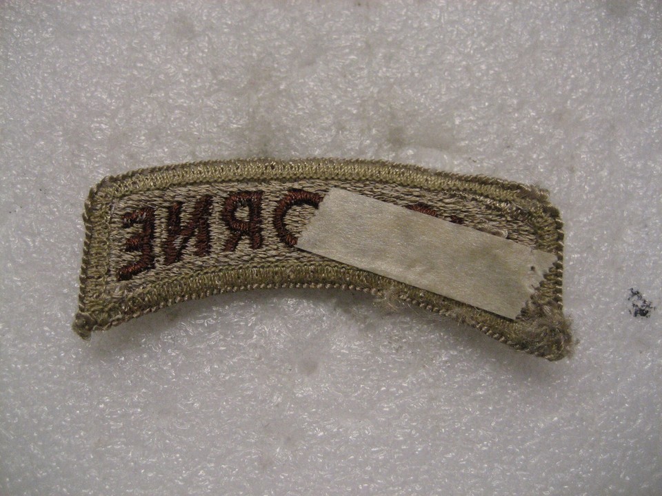 /US Army Shoulder Patch Tab AIRBORNE ,desert sbd. | eBay