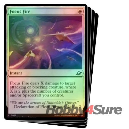 Foil Focus Fire X4 M/NM Magic: The Gathering MTG Edge Of Eternities | eBay