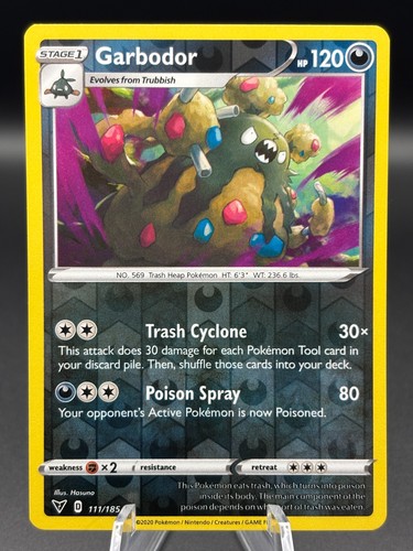 Garbodor 111/185 Reverse Holo - Pokémon TCG - Vivid Voltage | eBay