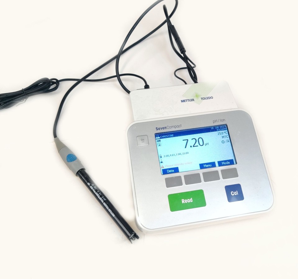 Mettler Toledo S220 SevenCompact pH/Ion Benchtop Meter w InLab Expert ...