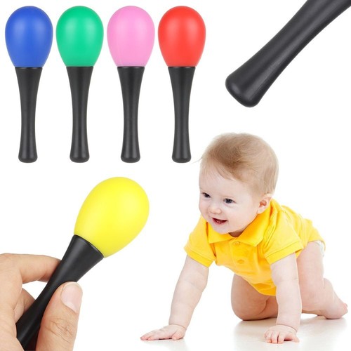 Sound Plastic Percussion Rattle Musical Instrument Maraca Shaker Sand ...
