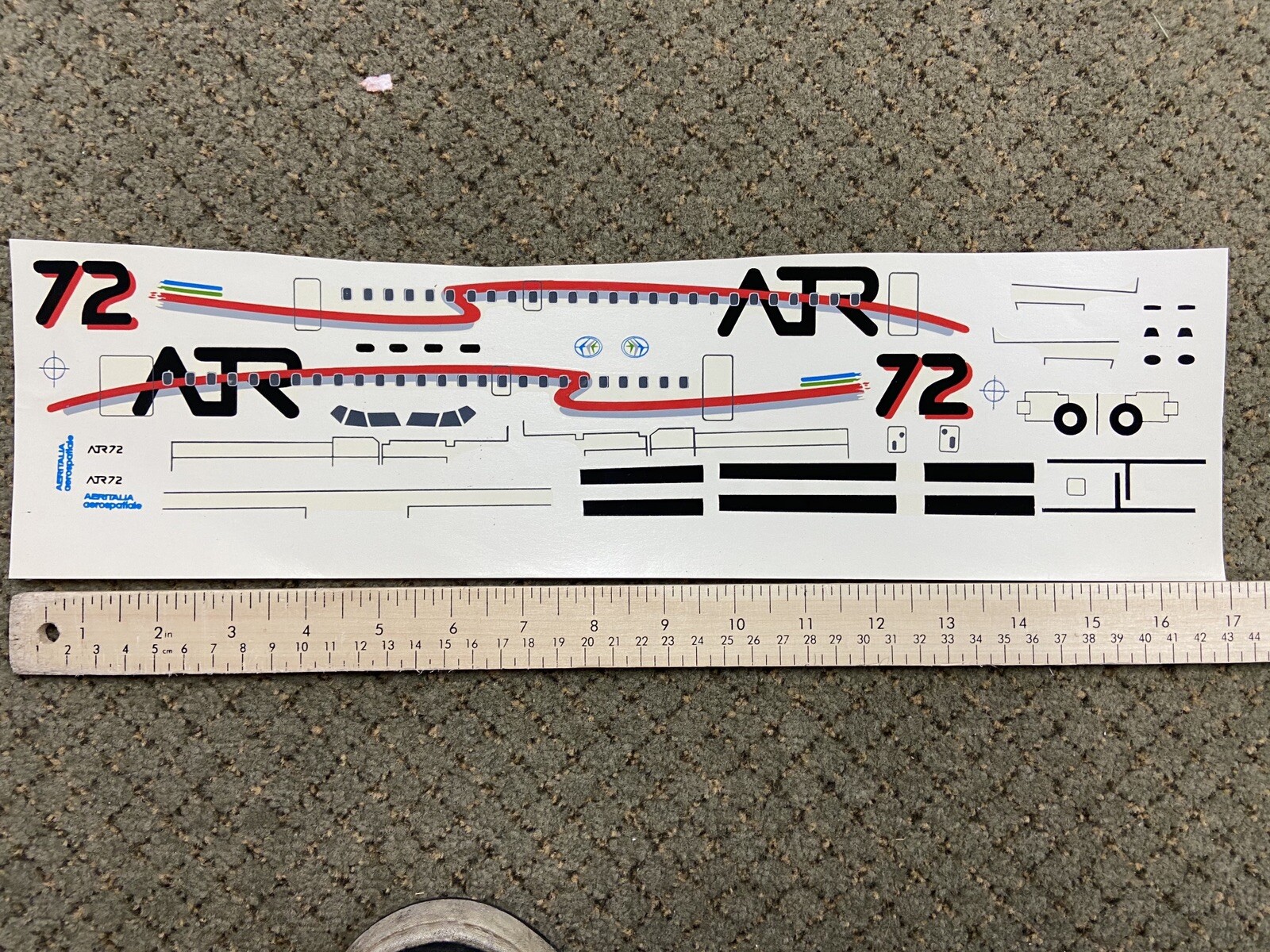 ATR 72 house airline decals decal Sheet 1/72 | eBay