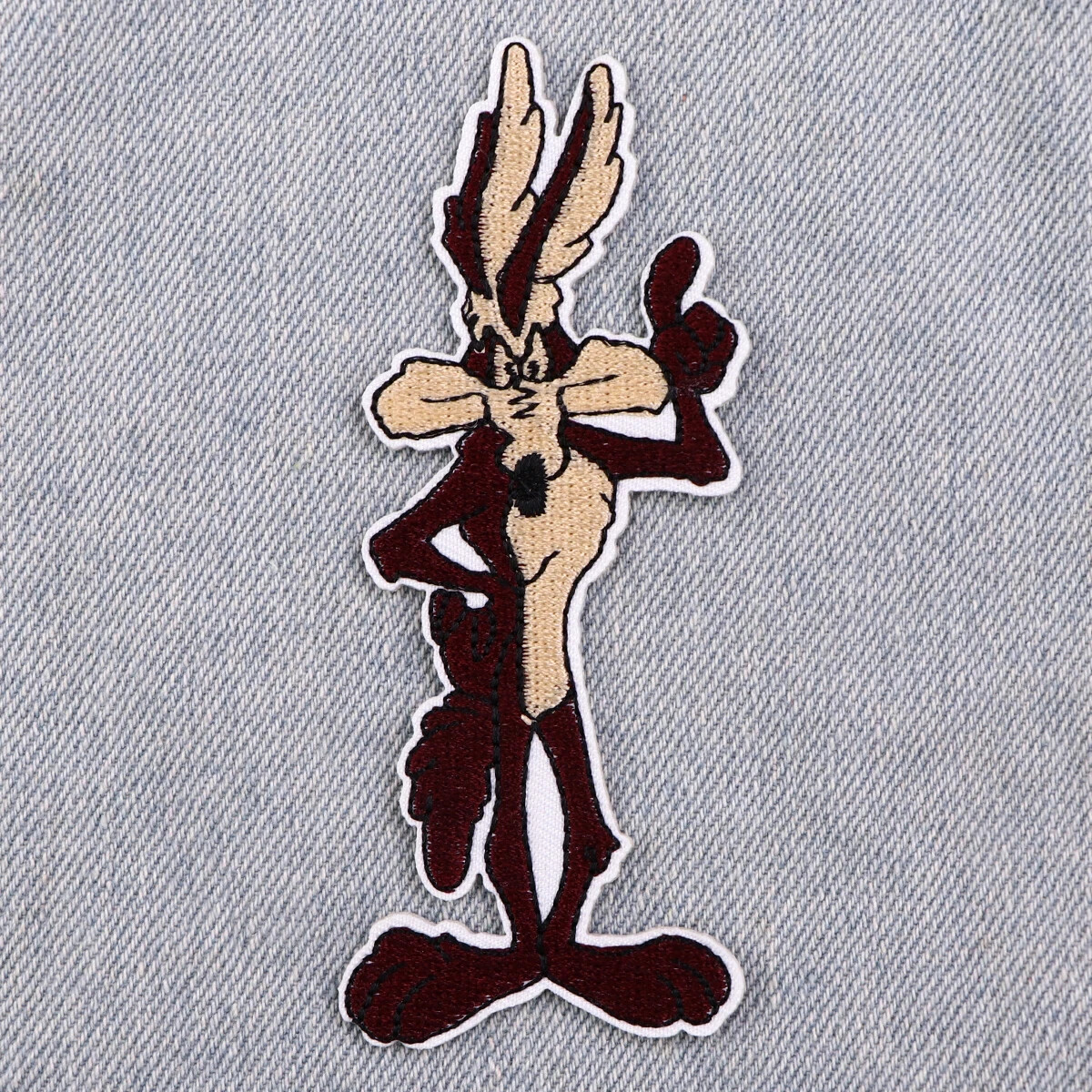 Wile E. Coyote Cartoon Character Figure Embroidered Iron On Patch | eBay