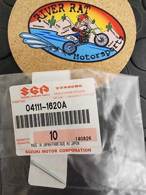 SUZUKI PIN RM 50 80 100 125 250 370 400 SAVAGE TM75 GSX-R GT550 04111 ...