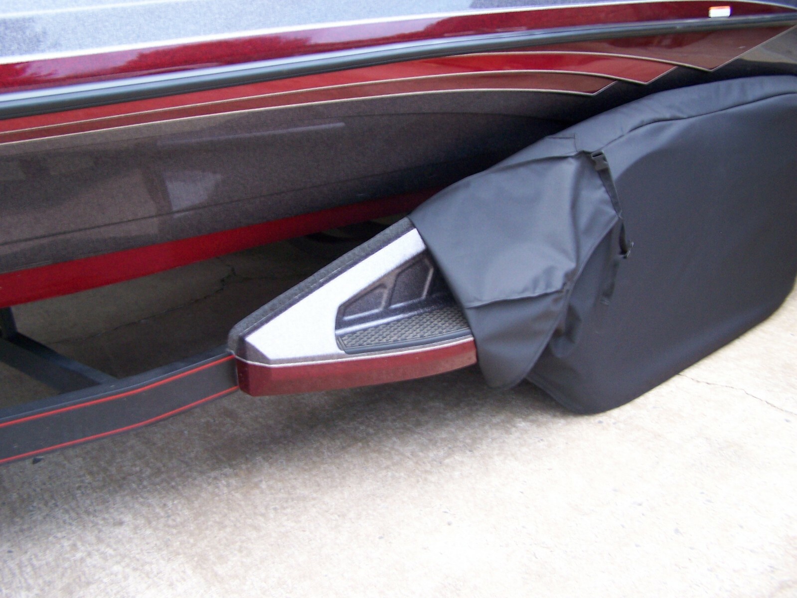 RANGER 'L'/'R' Series-BLK:Boat trlr fender/tire-17" strg cover exact ...
