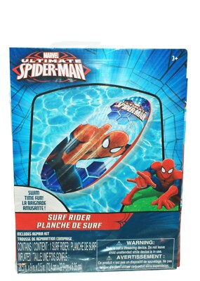 Spiderman Surf Board Rider - Marvel Comics for Pool Swim Float Beach ...