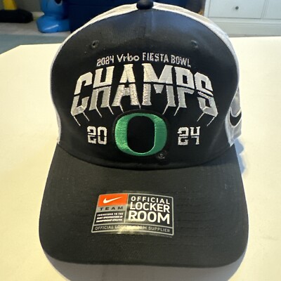 Oregon Ducks Hat Men Black 2024 Champs Vrbo Fiesta Bowl Nike Nike Snap ...