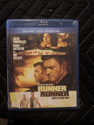 Runner Runner Blu-ray & DVD No Dig, Like New - Timberlake Affleck Poker ...