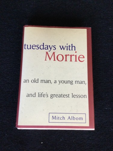 SIGNED COPY_Mitch Albom, Tuesdays with Morrie 1997 Hardcover ...