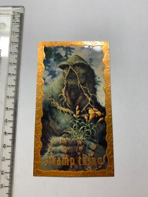 Skybox 1994 DC Vertigo gold / bronze 'chase' card I Swamp Thing ...