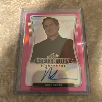 🤯SP #7/15 2020 Metal Pop Century Mark Cuban Autograph Card RC Signed ...