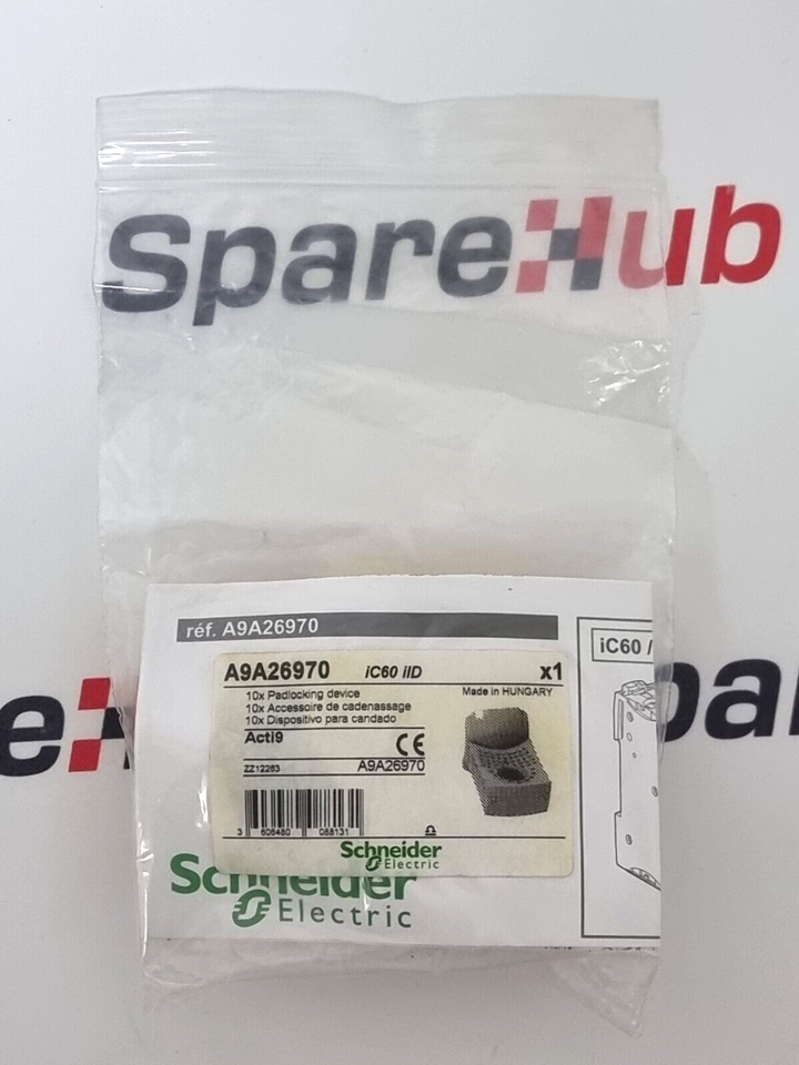 SCHNEIDER ELECTRIC A9A26970 Padlocking Device 10pcs x 1 lot | eBay