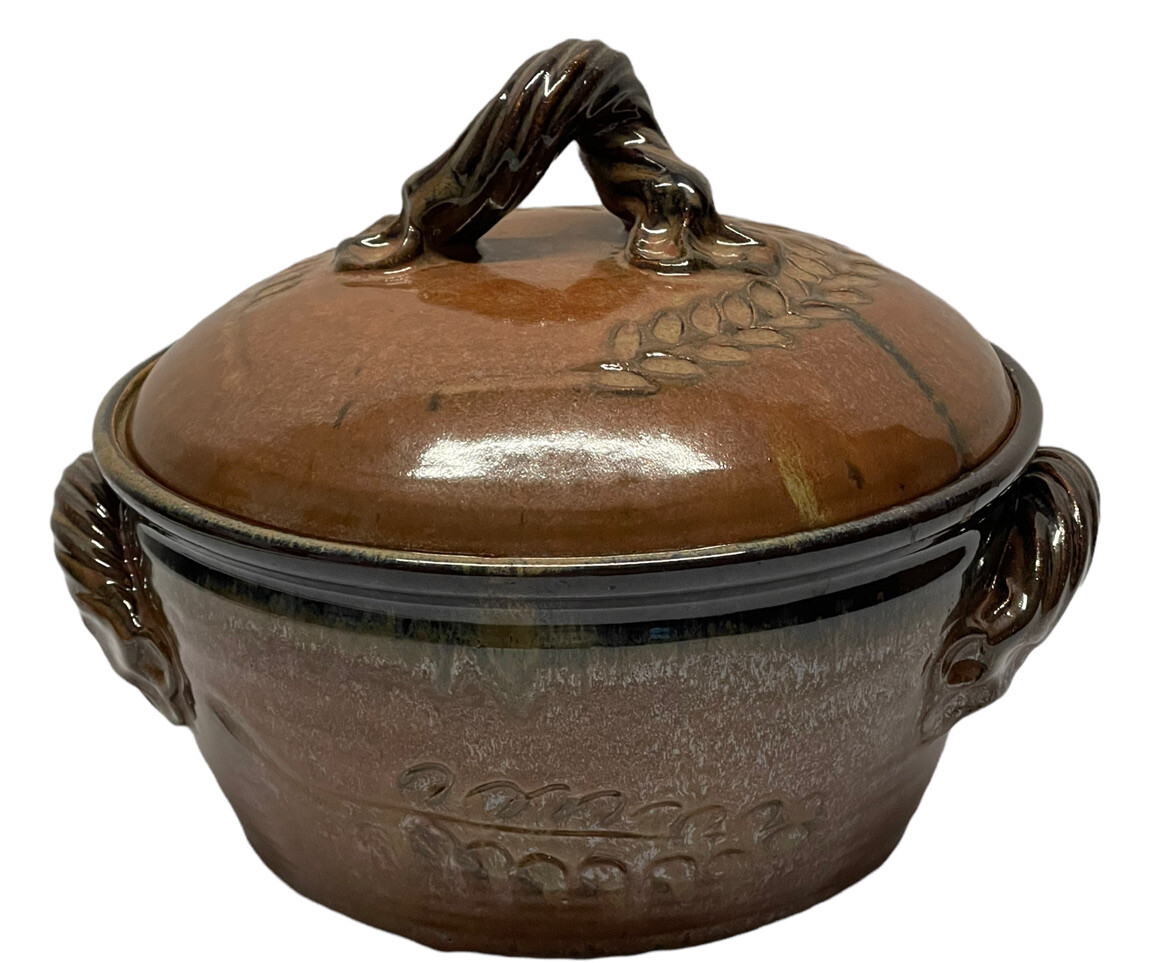 Miracle Pottery Alabama Handmade Vegetable Steamer Brown | eBay