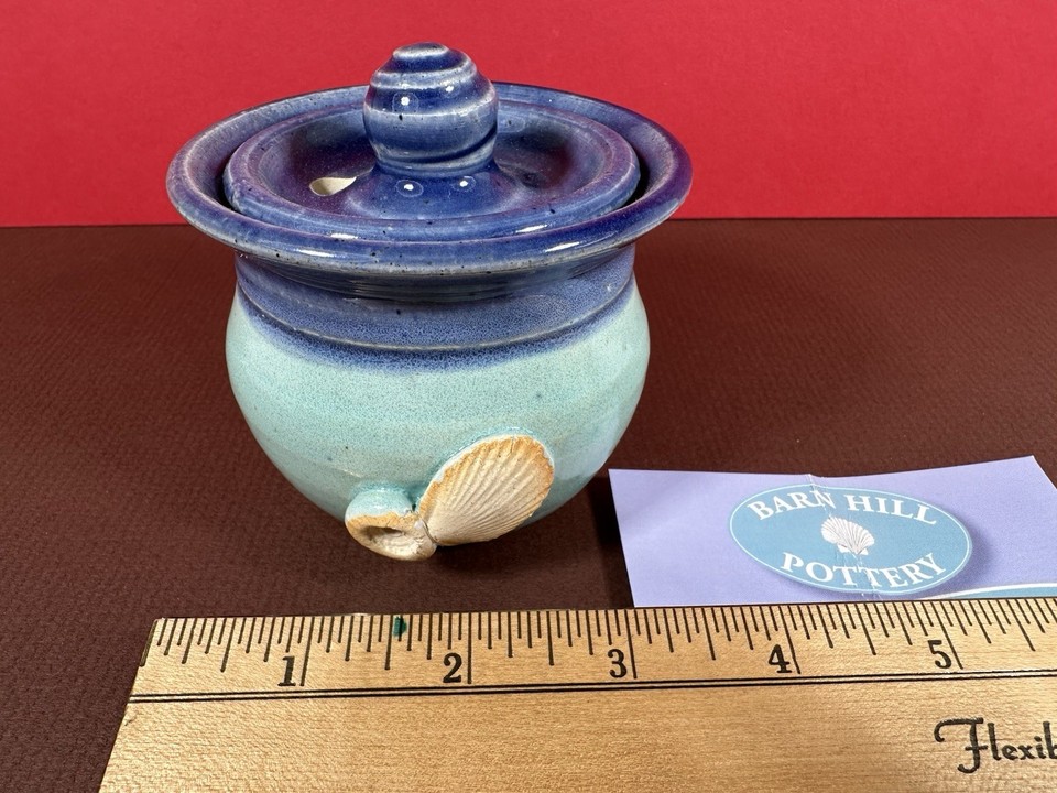 Cape Cod STUDIO ART Barn Hill Pottery EGG POACHER great gift for ...