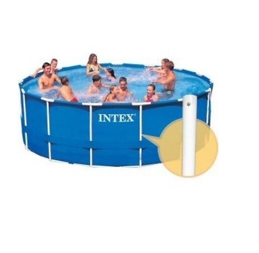 Replacement Intex Vertical Leg Metal Frame Round Swimming Pool 14x48 ...