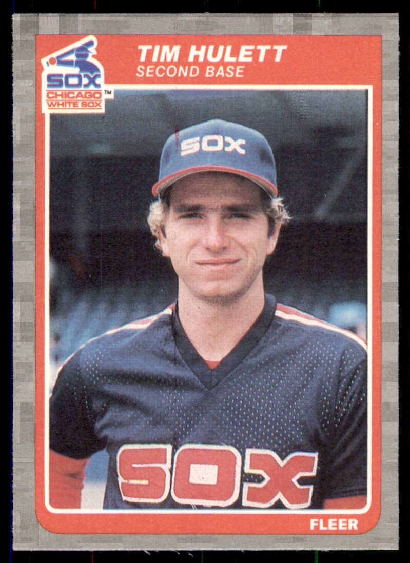 1985 Fleer Update Tim Hulett . Chicago White Sox #U-59 | eBay