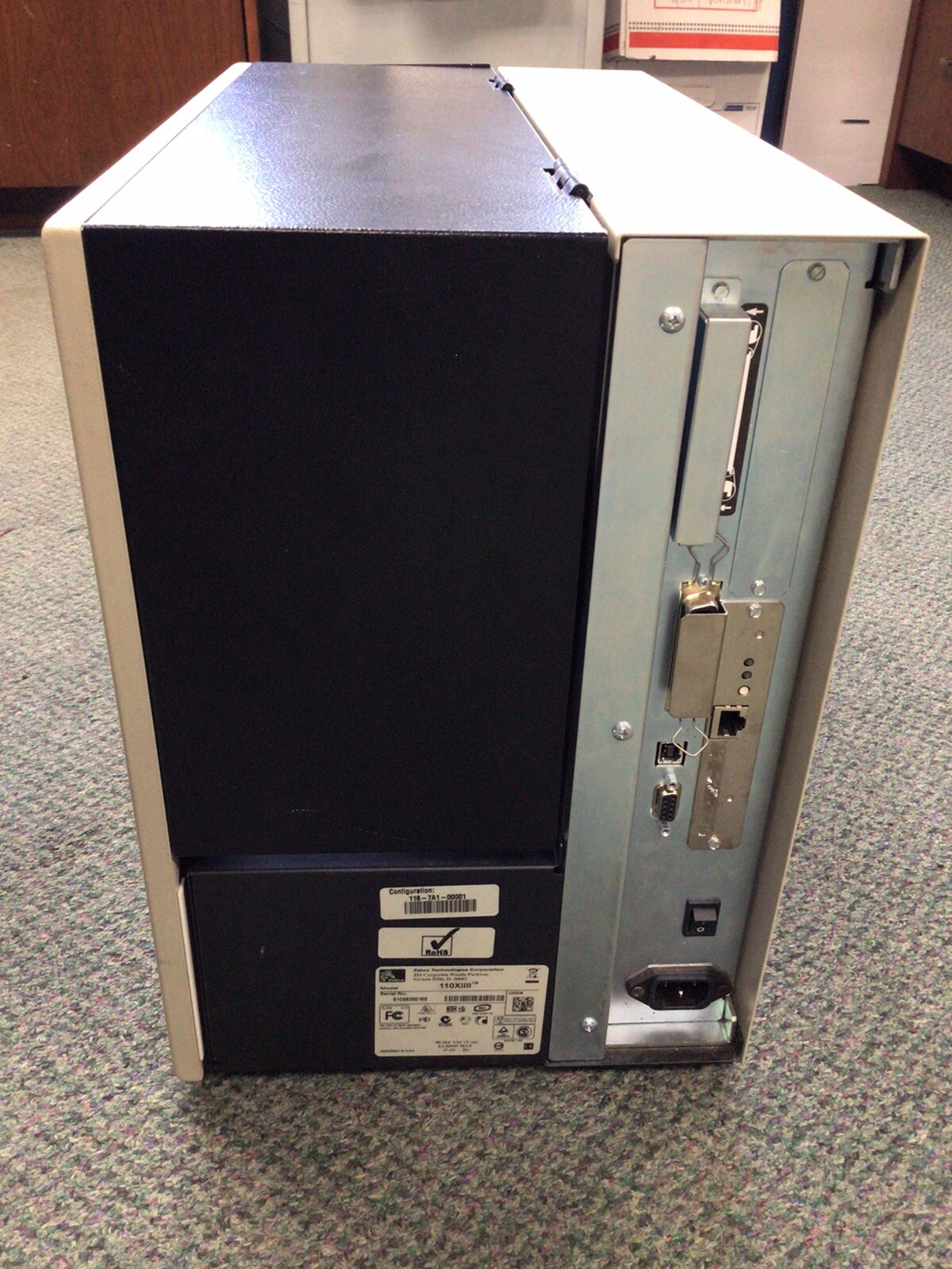 Zebra 110XiIII Plus / 110Xi3 Printer w/ Ethernet & WiFi Interfaces 112 ...