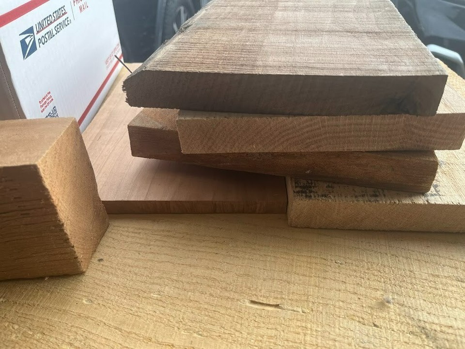 Hardwood Wood Off Cuts Cutoffs Woodworking Scraps Crafts L Flat Rate ...