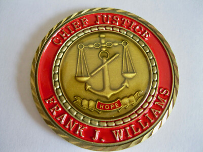 "RHODE ISLAND JUDICIARY CHALLENGE COIN" NEW, NEVER USED OR DISPLAYED ...