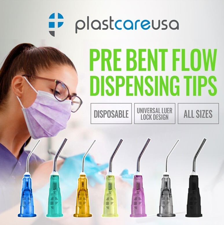 Dental Pre Bent Tips for Etch Gel Composite Flow Applicator (Choose ...