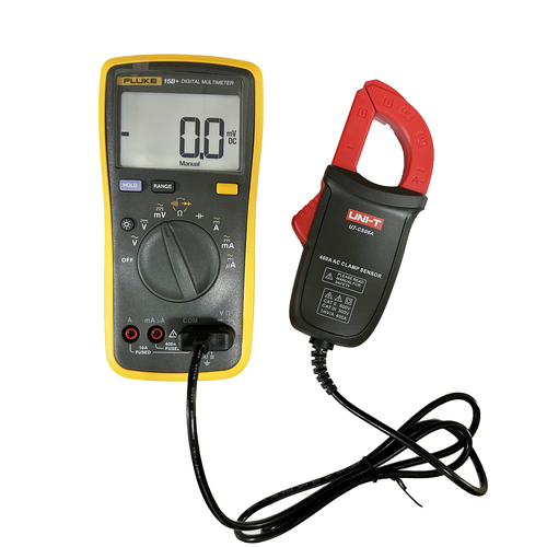 Fluke 15B+ Digital Multimeter with UT-CS06A 400A AC Current Clamp ...
