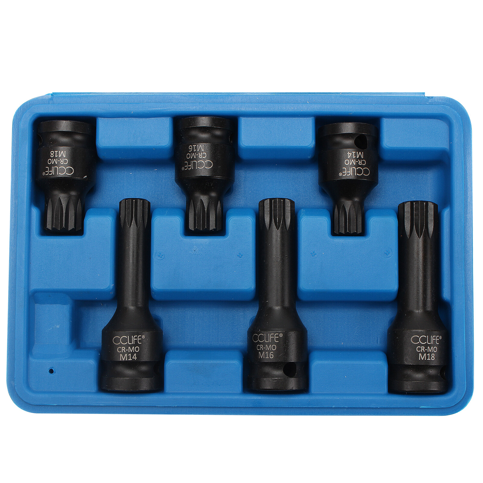 Schlagschrauber XZN Vielzahn Steckschlüssel Set M14 M16 M18 1/2" 6tlg ...