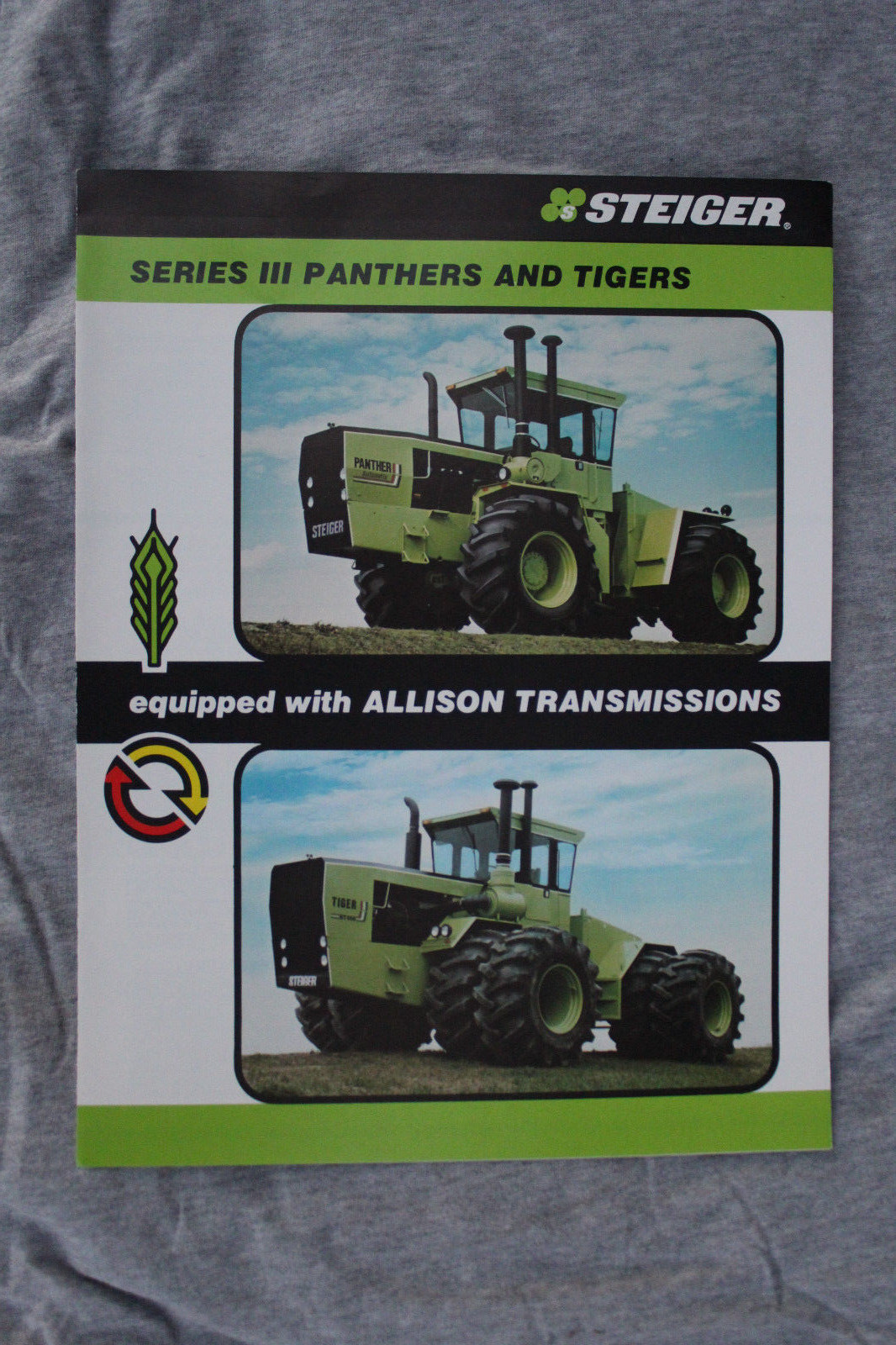 Steiger-Allison Series III Panther and Tiger 4WD tractors original ...
