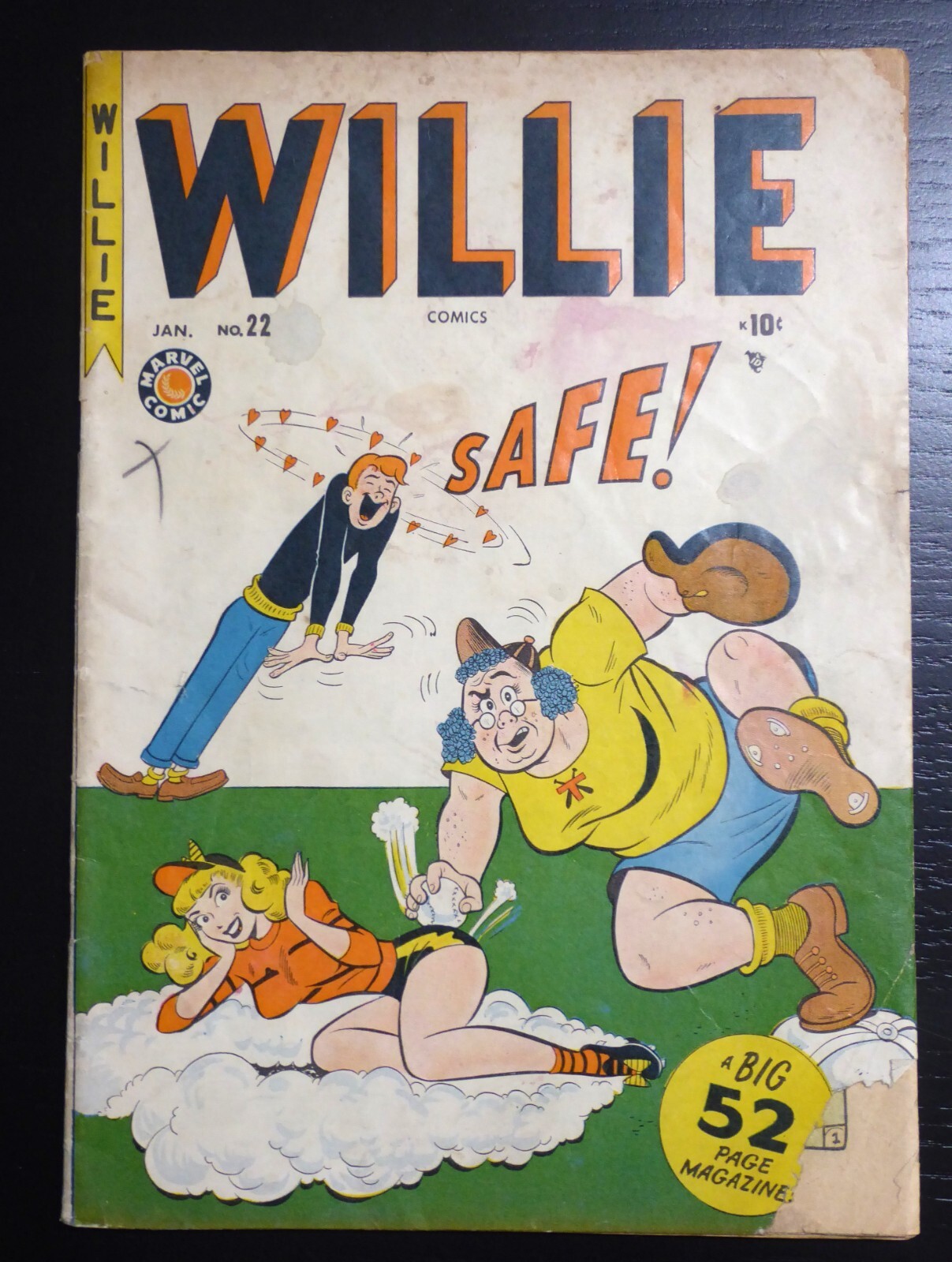 Willie Comics #22, January 1950, Little Lizzie by Stan Lee, G, Baseball Cover | eBay