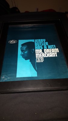 Jerry Butler Mr. Dream Merchant Rare Original Promo Poster Ad Framed ...