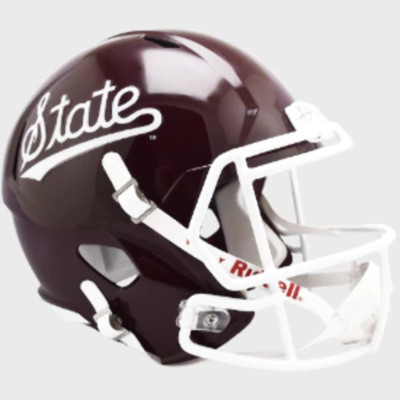 Mississippi State Bulldogs Full Size Speed Replica Football Helmet ...