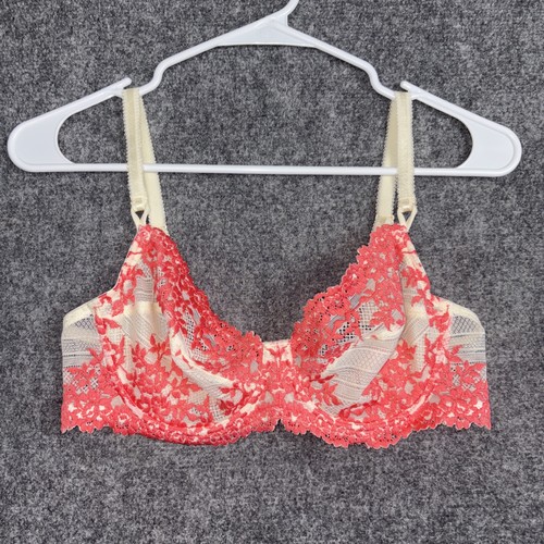 Wacoal 65191 Embrace Lace Underwire 34C Red Floral | eBay