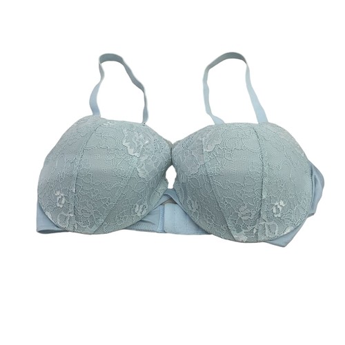 Maidenform Blue Push Up Bra 34D Nylon Blend Preowned | eBay