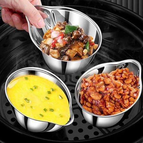 Edelstahl Rührschüssel 12 x 12 x 5 cm gleichmäßige Wärmeverteilung ...