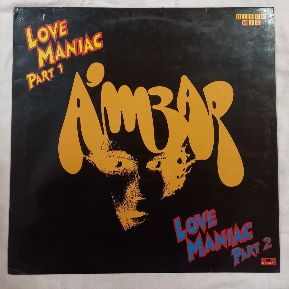 A'mbar - Love Maniac VINILE 12" 1979 Pop Disco Dance Latin Polydor 2141 ...