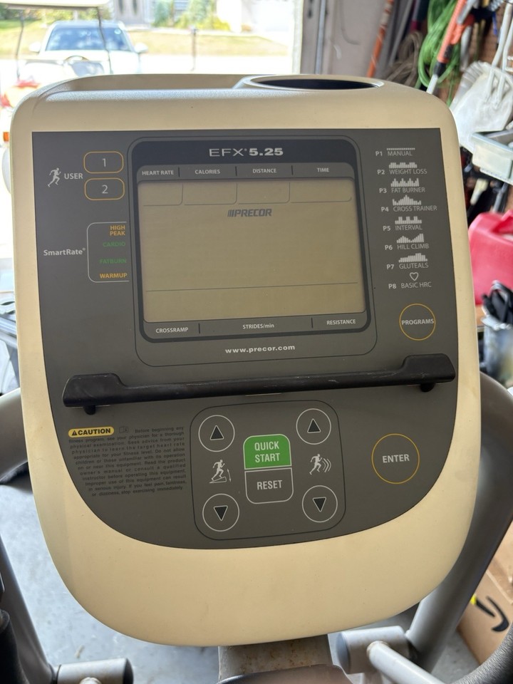 Precor 5.25 EFX Elliptical Display Console panel | eBay