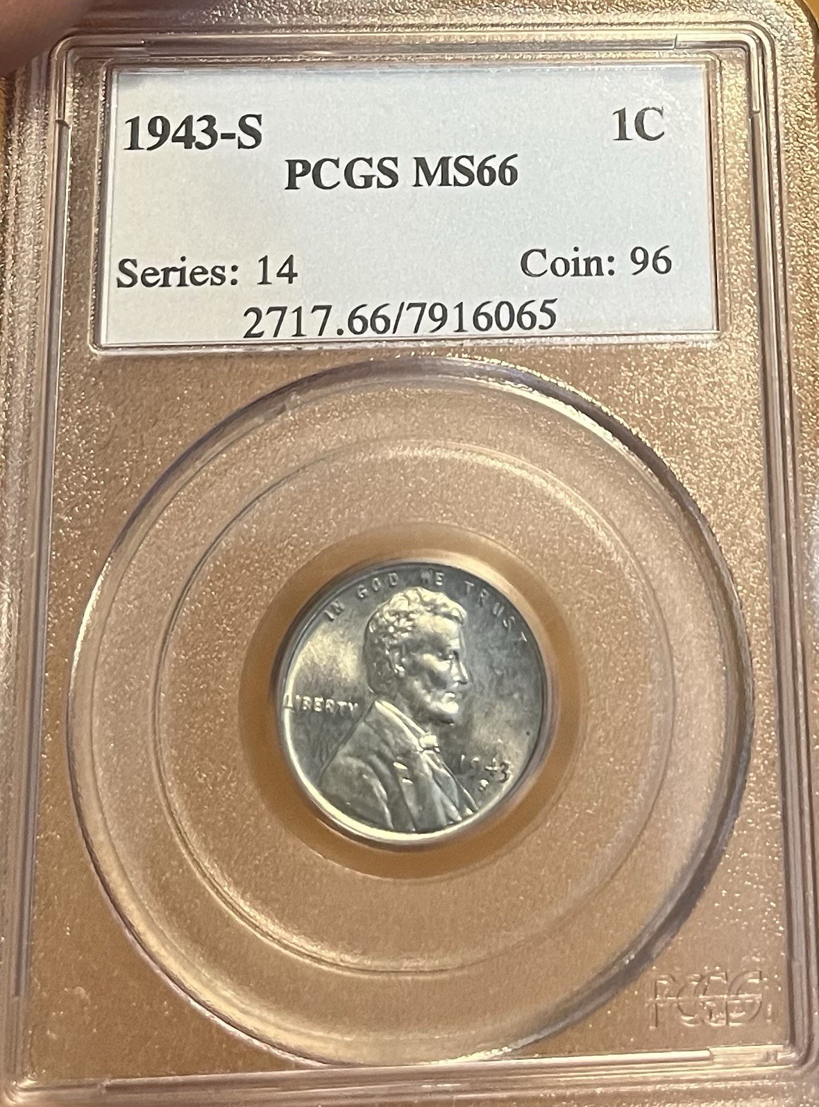 1943-S PCGS MS66 Lincoln Steel Penny | eBay