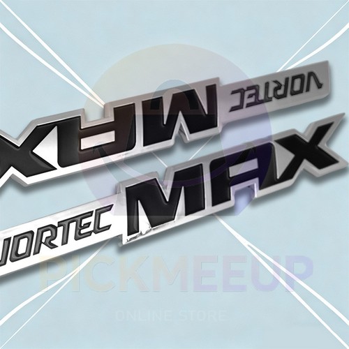Pairs For Silverado Vortec MAX High Emblems Badges Decals Chrome Black ...