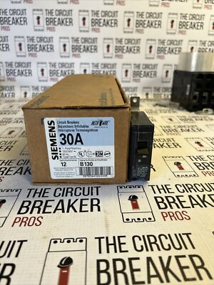 B130 SIEMENS 1POLE 30AMP 120V 10KA CIRCUIT BREAKER NEW | eBay