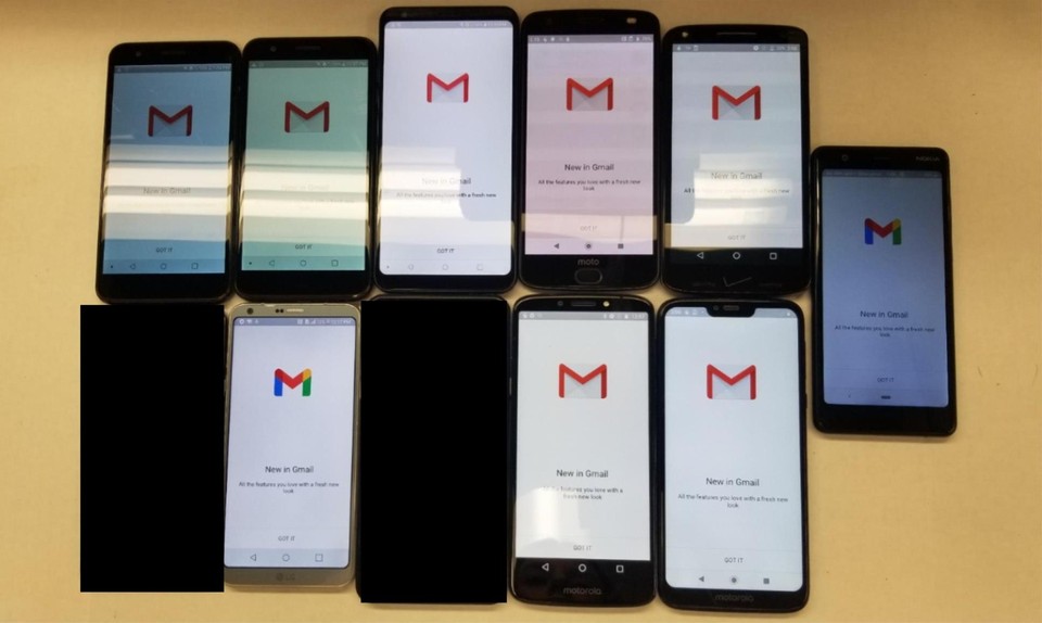 LOT OF 9 VARIOUS PHONES/MODELS - LG, Motorola, Nokia -AT&T Verizon T ...