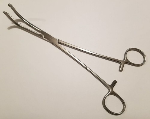 9" Sarot Bronchus Thoracic Clamp Grasping Forceps 1.5" Long Jaw Right ...