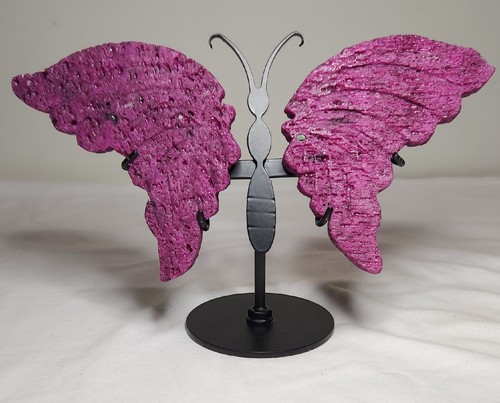 Honeycomb Ruby, Wings, Crystal, Carving, Uv Reactive, Red Ruby | eBay ...