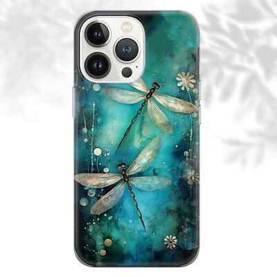Dragonfly Phone case for Apple iPhone 15 14 13 12 11 Xr SE Clear Rubber ...