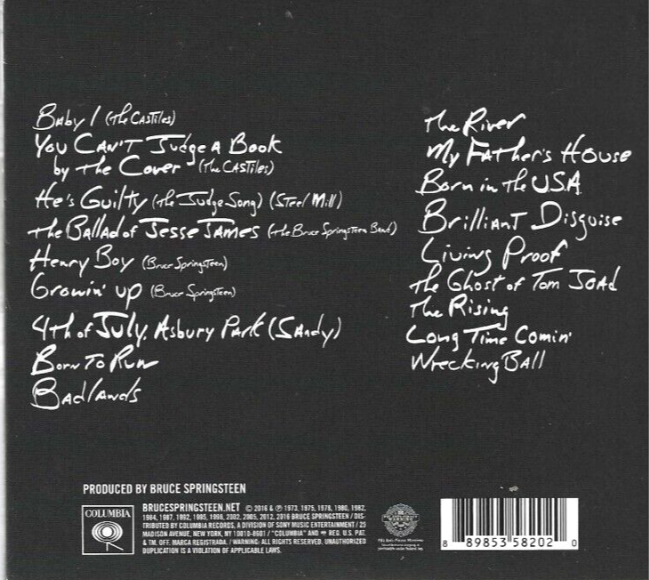 Bruce Springsteen, NEW! CD Chapter & Verse, Best of plus 5 Unreleased ...